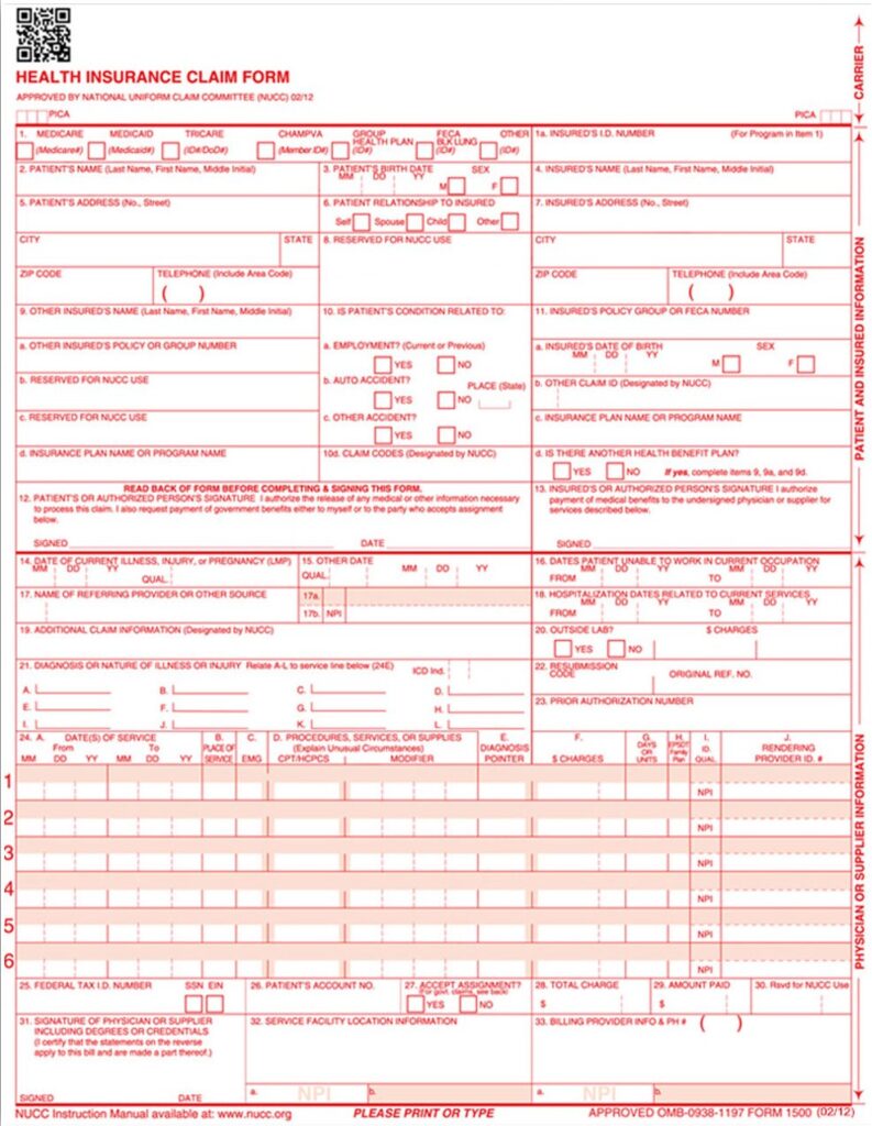 CMS-1500 FORMS - prohealth